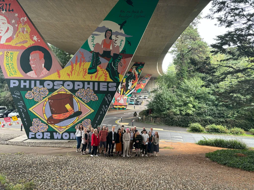 Dorset's largest public mural… – AUB – Arts University Bournemouth