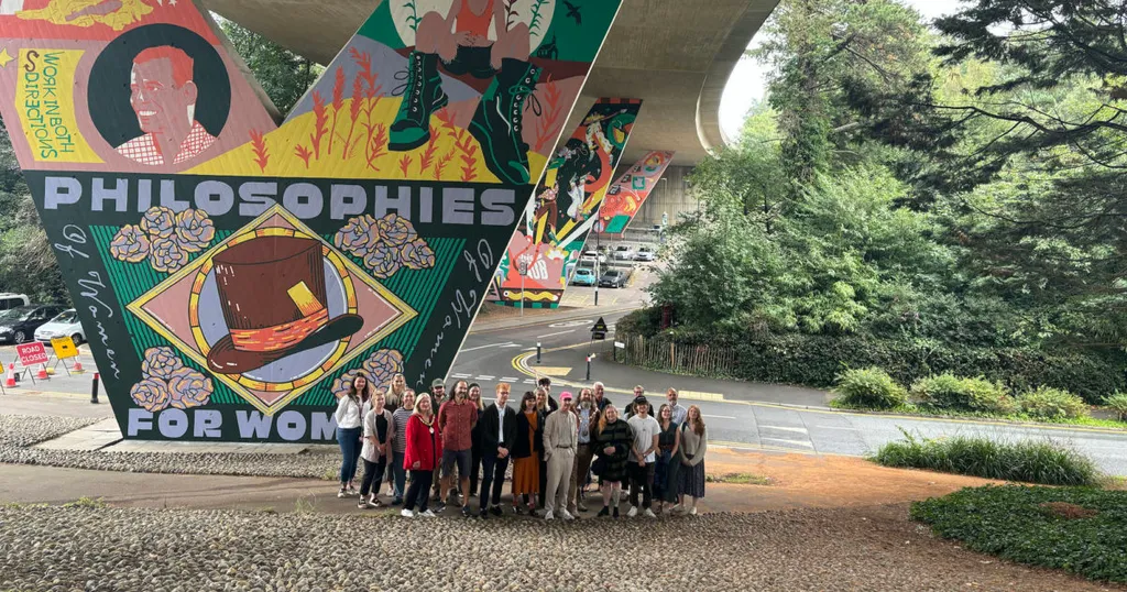 Dorset's largest public mural… – AUB – Arts University Bournemouth